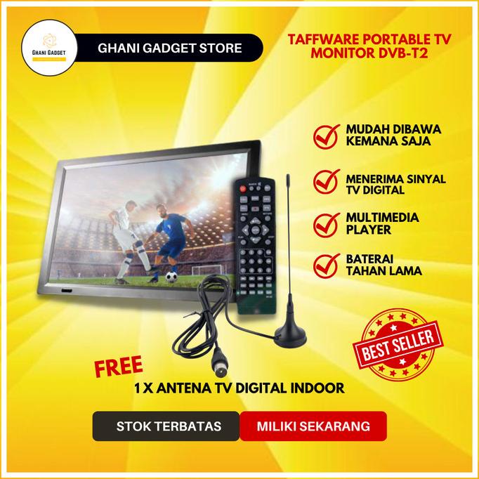 Jual Tv Portable Mini Led Monitor Televisi Kecil Portabel Digital ...