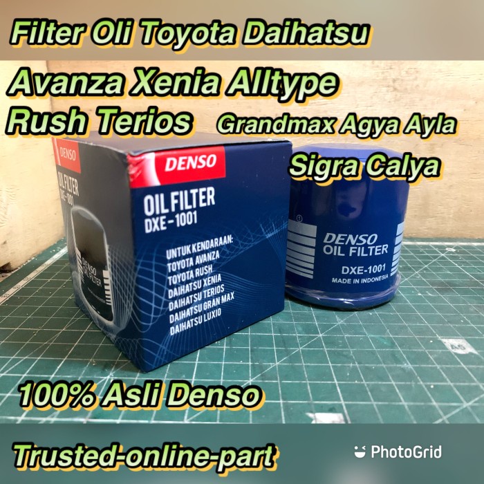 Jual FILTER OLI AVANZA XENIA RUSH TERIOS AGYA AYLA SIGRA CALYA DENSO ...