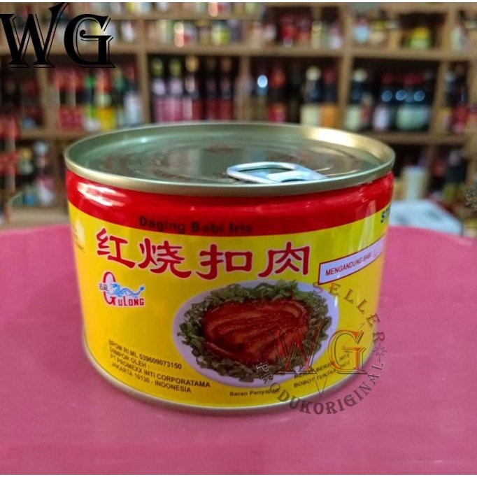 Jual Gulong Stewed Pork Slice / Daging Samcan Babi Kaleng 383gr ...