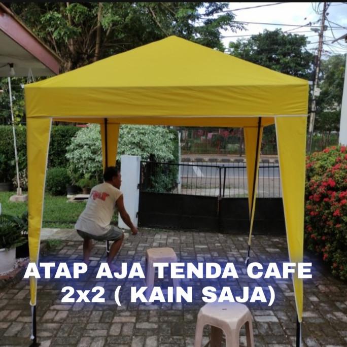 Jual Atap Tenda Cafe 2X2 Tenda Stand Cover Kain | Shopee Indonesia