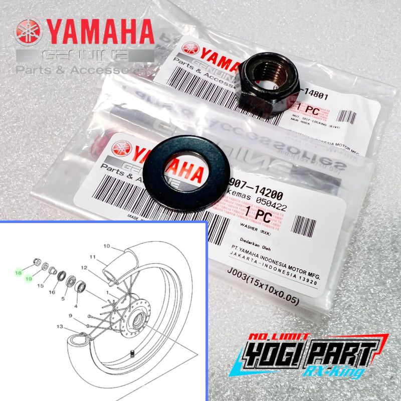 Jual MUR RING AS RODA DEPAN BELAKANG RXKING RX KING RXS RXZ ORIGINAL ...