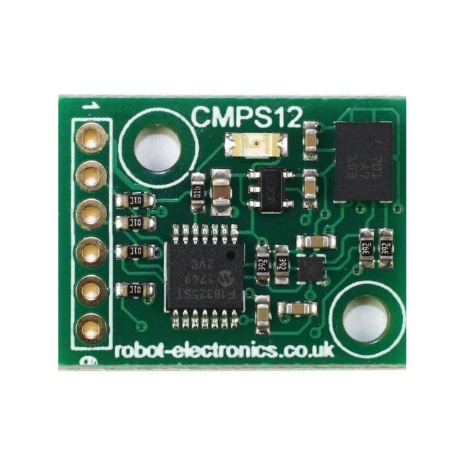 Jual Cmps12 Tilt Compensated Compass Sensor Kompas Digital Ready ...