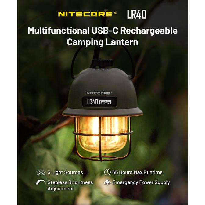 Jual Nitecore Lantera Lr40 - Lampu Camping Lampu Gantung Led Usb ...