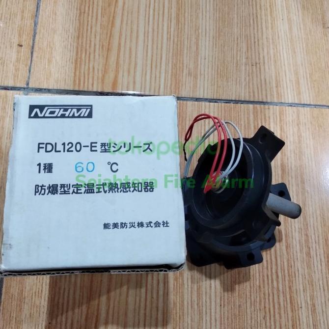 Jual Explosion Proof Fixed Temperature Heat Detector Nohmi Fdl120-E ...