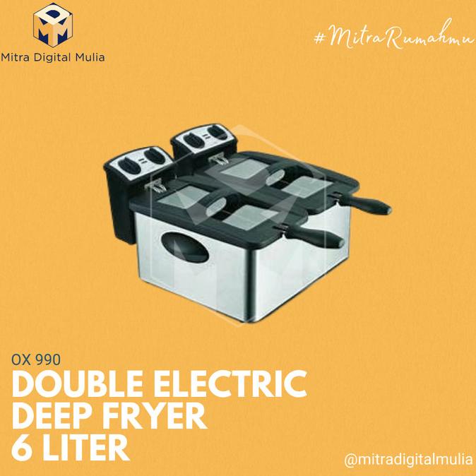 Jual Oxone Ox 990 Double Electric Deep Fryer Penggorengan Listrik 6 ...