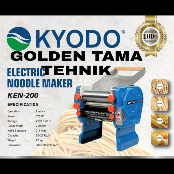 Jual Mesin Penggiling Mie Elektrik / Mesin Cetak Mie Elektrik Kyodo Ken 200 | Shopee Indonesia