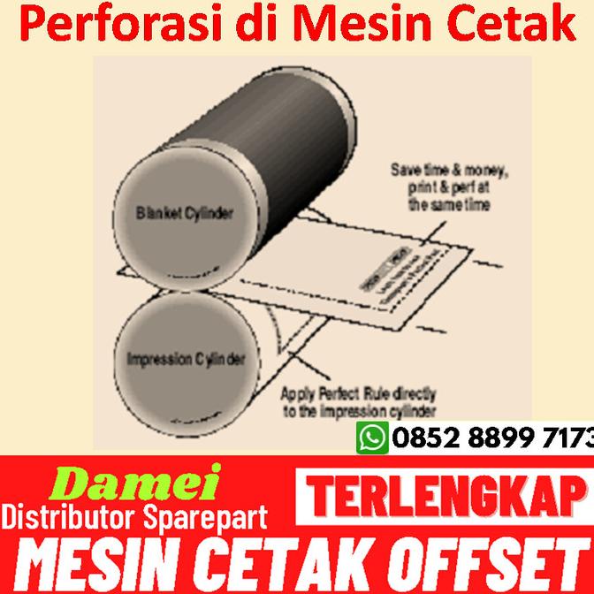 Jual Perforator Mesin Cetak Offset Thomson Perforasi Cylinder ...
