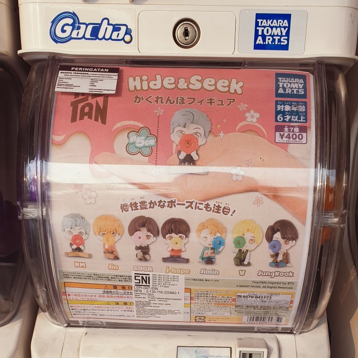 Jual Gashapon Capsule Tiny Tan Hide & Seek RM Jin V Jungkook Jimin (Random) | Shopee Indonesia