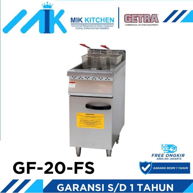 Jual Getra Gf-20-Fs Low Pressure ( Gas Deep Fryer ) | Shopee Indonesia