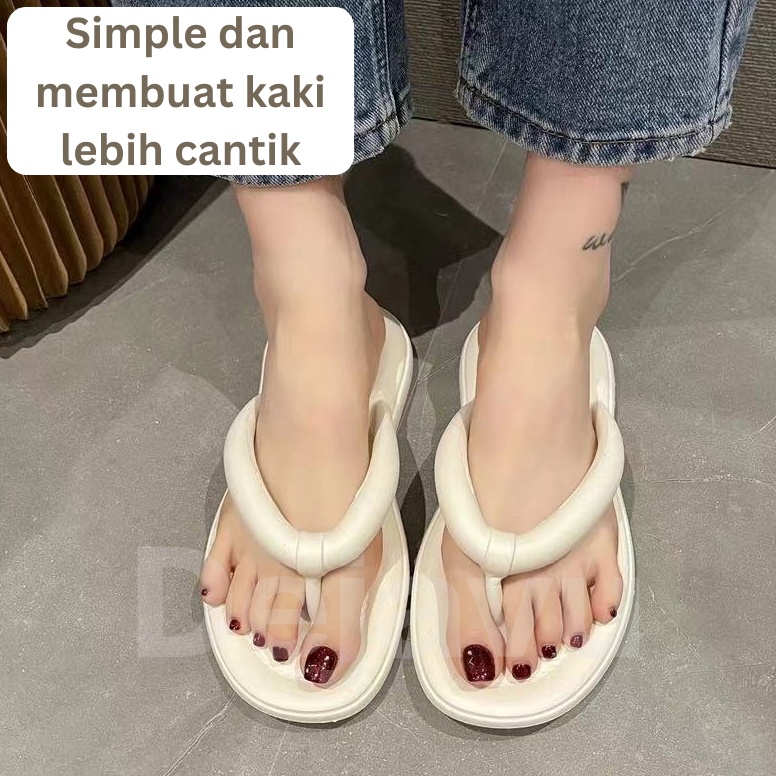 Jual TREN TERBARU Dejavu Sendal Wanita Sendal Japit Wanita Sendal Karet ...