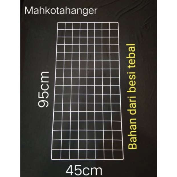 Jual SPECIAL PRICE Jaring Ram Dinding Ukuran 45x95cm Gantungan Hook Ram ...