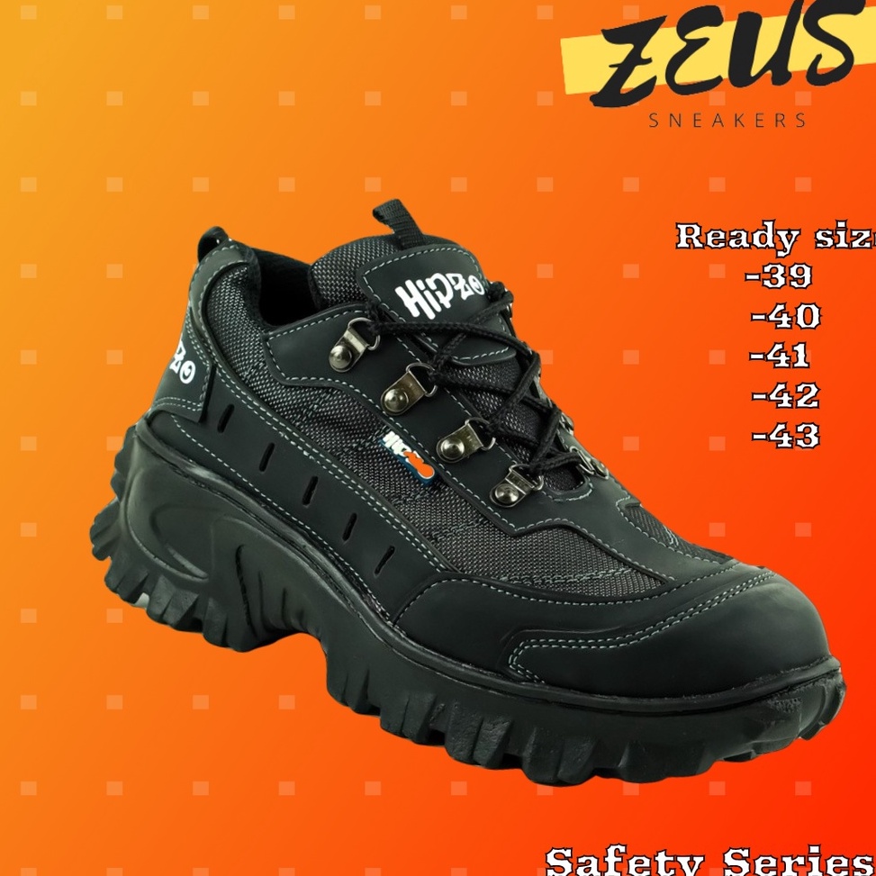 Jual TerbaruღZEUS Sepatu Safety Boot Pria M 052 Original Boots Safety ...