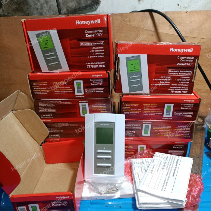 Jual Bestseller Thermostat Commersial Zonepro Tb7980A1006 Honeywell ...