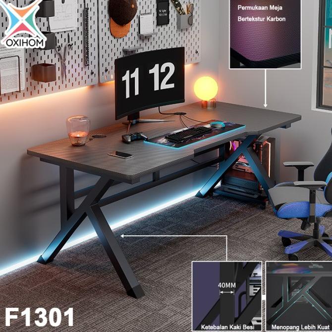 Jual Oxihom Meja Gaming Meja Belajar Meja Komputer PC Meja Kerja ...