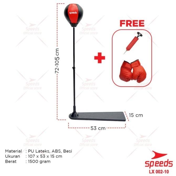 Jual Speed Ball Stand Boxing sarung tangan tinju- SpeedBall LX 002-10 ...