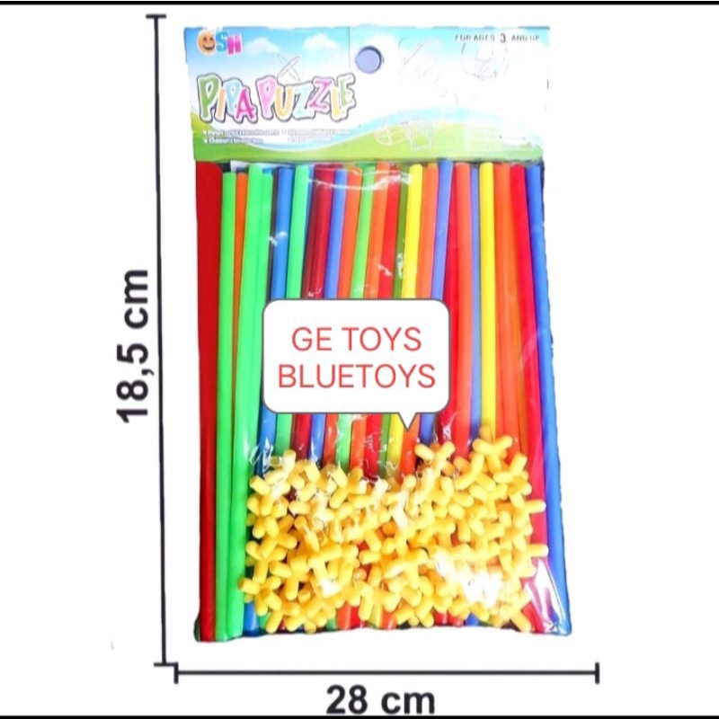 Jual GE TOYS PIPA PUZZLE 100 PC/MAINAN ANAK UNTUK OKUPASI MOTORIK HALUS ...