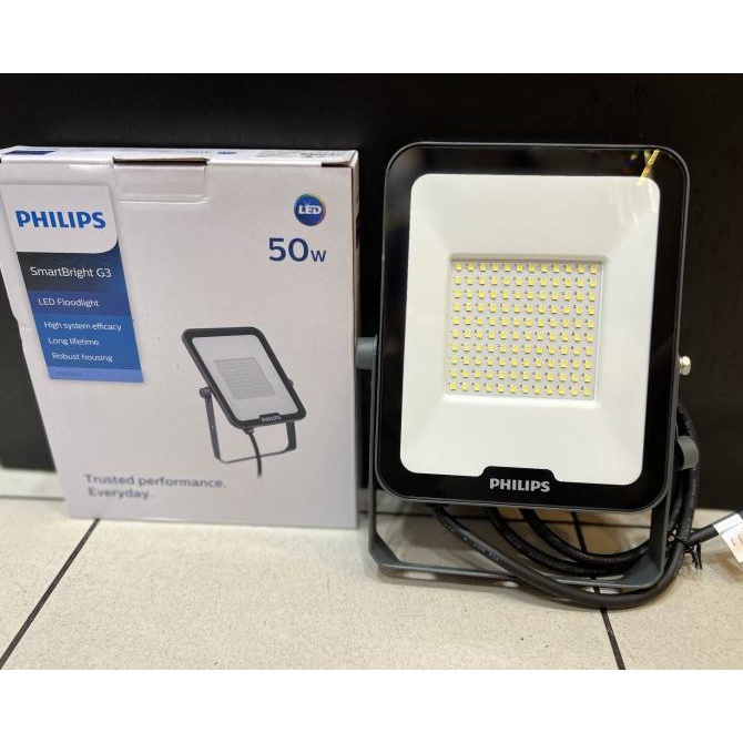 Jual Lampu Sorot Led Philips 50 Watt 50W Philips Bvp161 Floodlight Led 50W | Shopee Indonesia