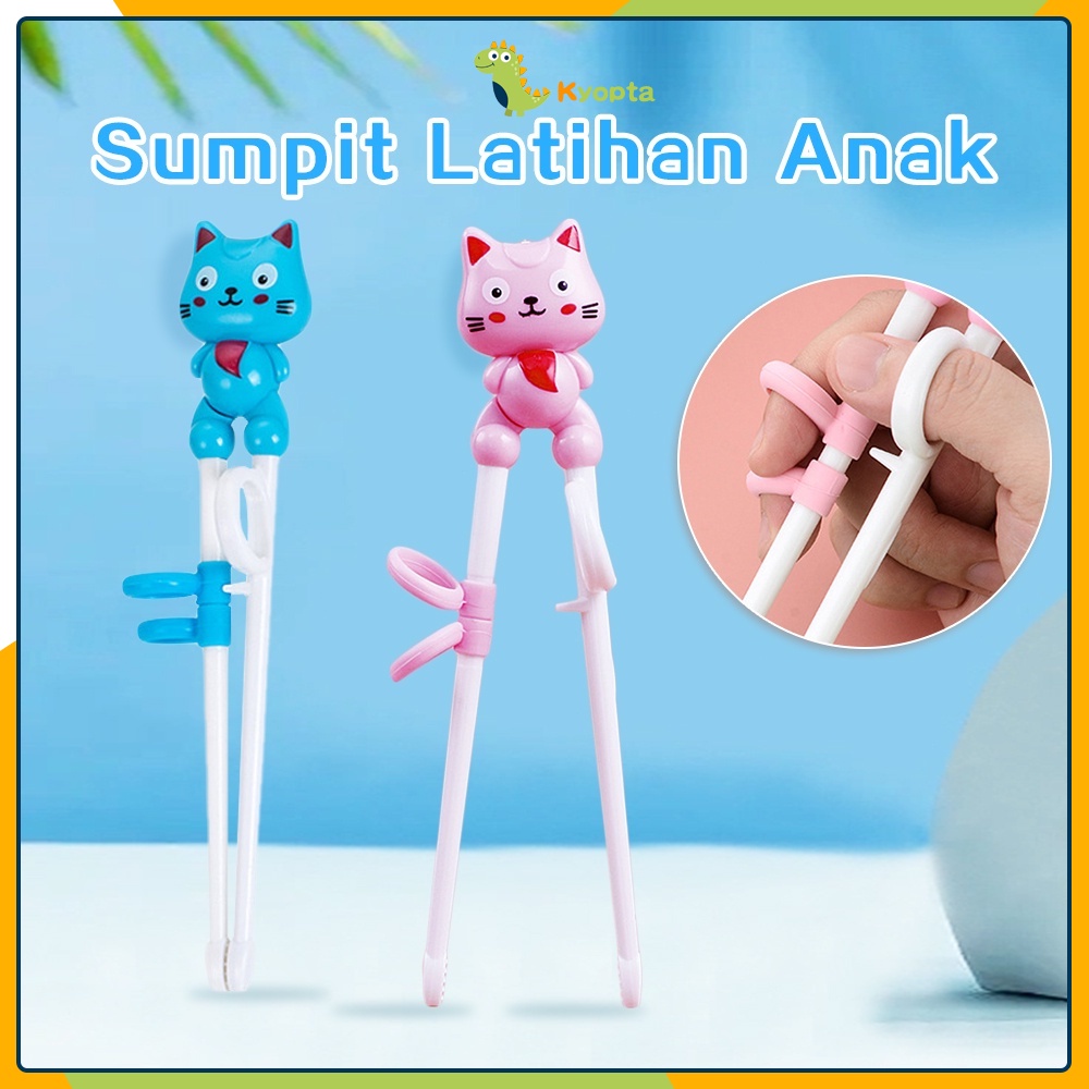 Jual Kyopta Sumpit bayi anak BPA Free Sumpit anak belajar makan motif ...
