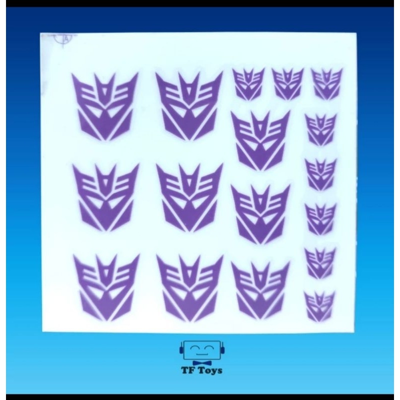 Jual transformers sticker reprolabel label logo autobot decepticon ...