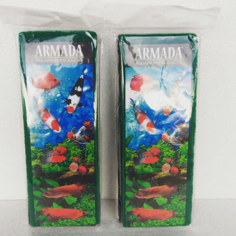 Jual Promo Kapas Bio Foam Aqura Dua Lapis Hitam Ijo Green Woll Filter ...