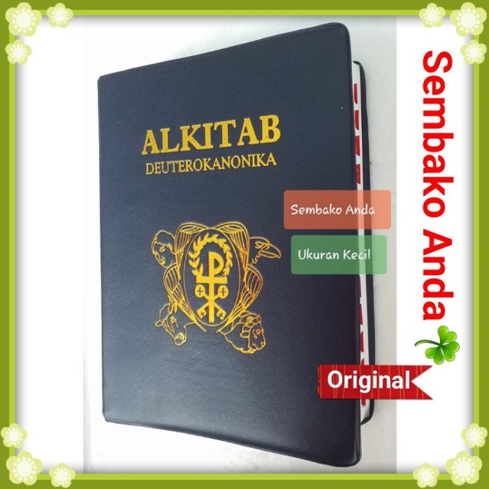 Jual ALKITAB DEUTEROKANONIKA KATOLIK. ALKITAB ANAK/ UKURAN KECIL ...