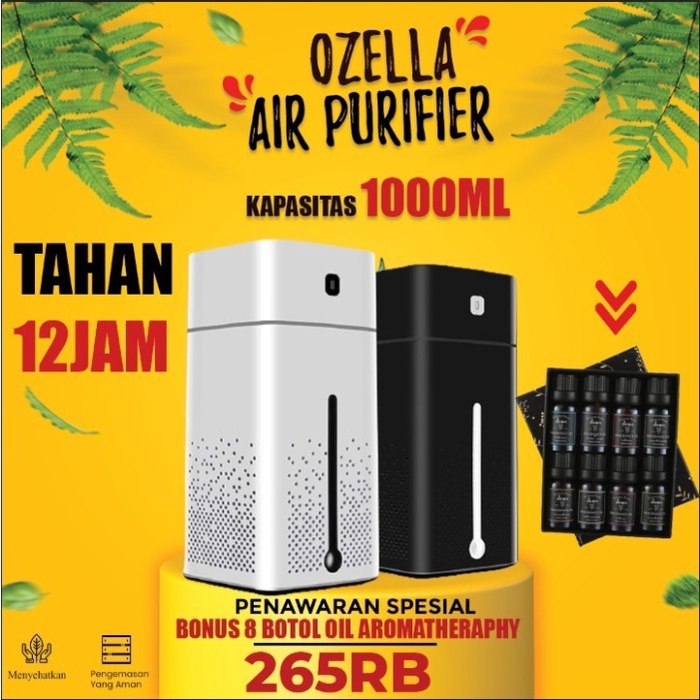 Jual Terlaris Ozella Air Purifier Ozela Alat Penyejuk Udara Gratis 8 ...