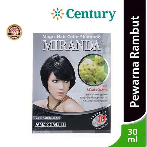 Jual MIRANDA MHC SAHMPOO NONI MS1 30 ML / SHAMPOO PEWARNA RAMBUT / SHAMPOO UBAN / PERAWATAN ...
