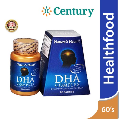 Jual Nature's Health DHA Complex 500mg 60 Capsul/Daya Ingat/Konsentrasi ...