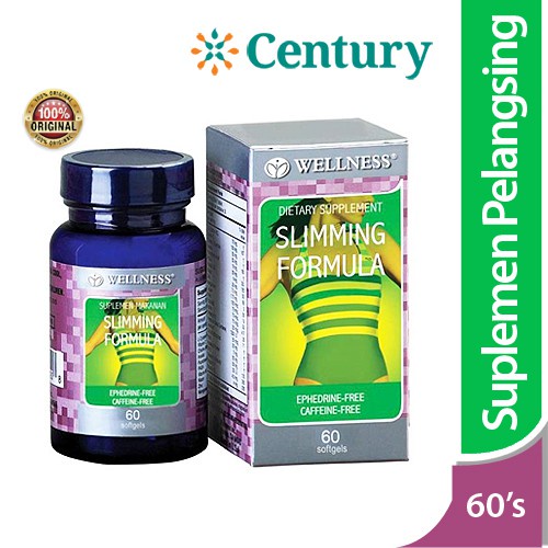 Jual Wellness Slimming Formula 60's/Suplemen Pelangsing/Diet/Turun ...