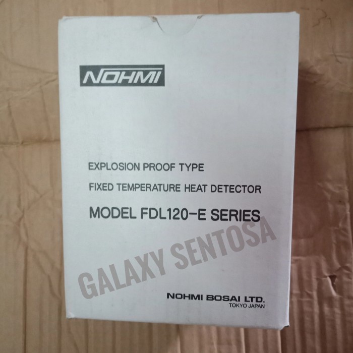 Jual Explosion Proof Fixed Temperature Heat Detector Nohmi Fdl120-E ...