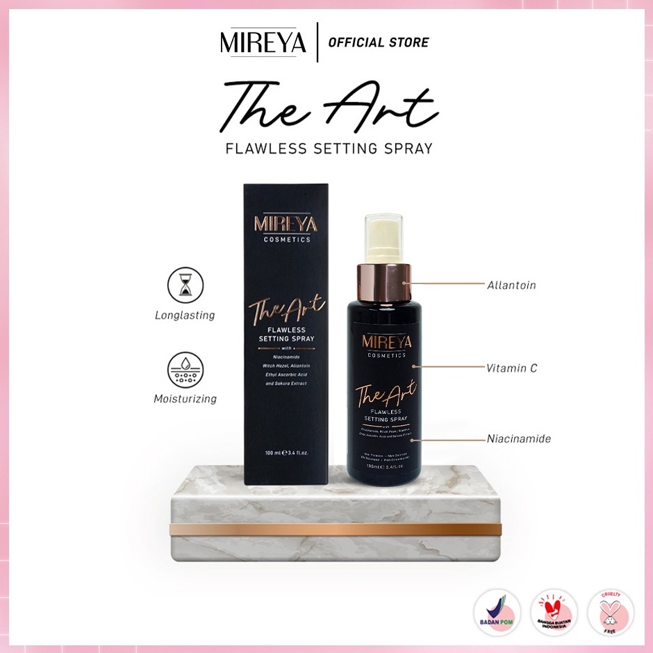 Jual Promo Mireya The Art Flawless Setting Spray Ready | Shopee Indonesia