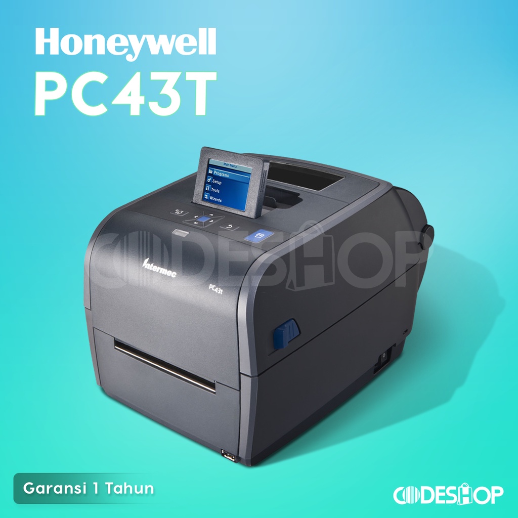 Jual Printer Label Resi Pengiriman Barcode Honeywell PC43T USB-LAN Ethernet | Shopee Indonesia