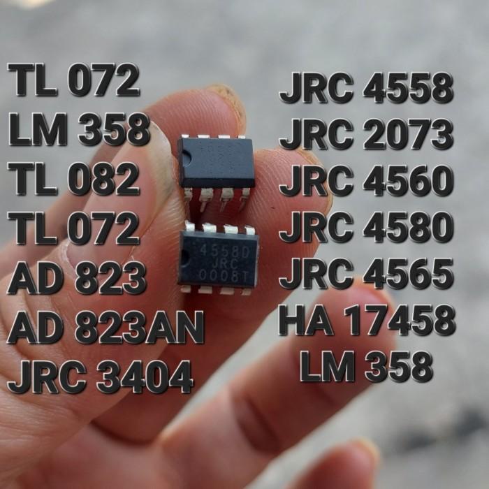 Jual ( JRC 4558 ) JRC2073 JRC4560 JRC4580 JRC4565 HA17458 LM358 TL072 ...