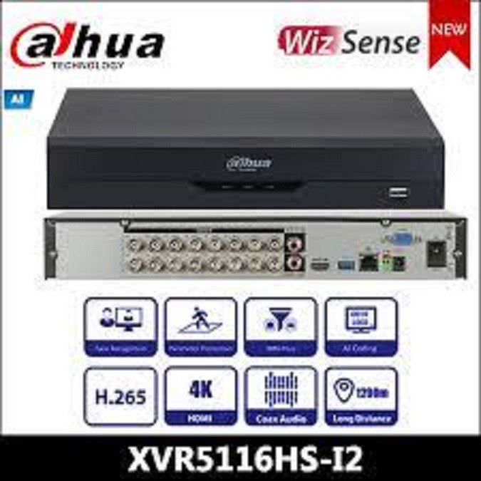 Jual DVR 16 Channel 5MP wizsense AI Dahua DH-XVR5116HS-I2 | Shopee Indonesia