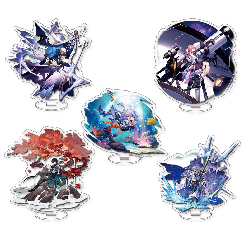 Jual Standee Akrilik Honkai Star Rail Kafka Dan Heng Seele Silver Wolf ...