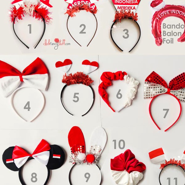 Jual (L-Oご☀N] bando 17 Agustus HUT RI Agustusan bintang Merah Putih ...