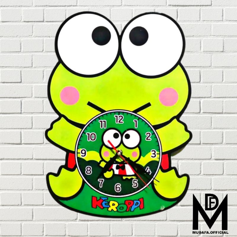 Jual Jam Dinding Unik Karakter Kepala Animasi | Jam Hello Kitty ...