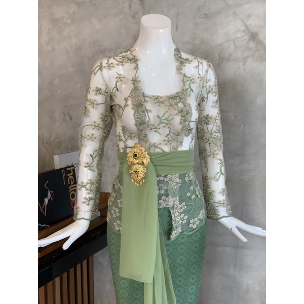 Jual KEBAYA TILE FLORAL KOMBINASI | Shopee Indonesia