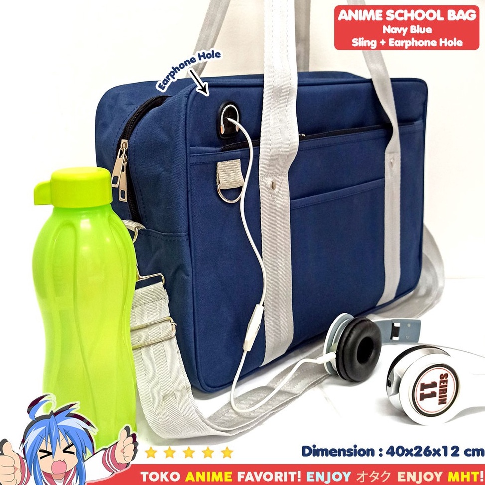 Jual LANGSUNG ORDER Tas SMA Sekolah Jepang - Tas Anime - Anime Koukou ...
