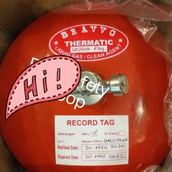 Jual Apar Thermatic Alat Pemadam Api Otomatis Liquid Gas/Af11 Halotron ...