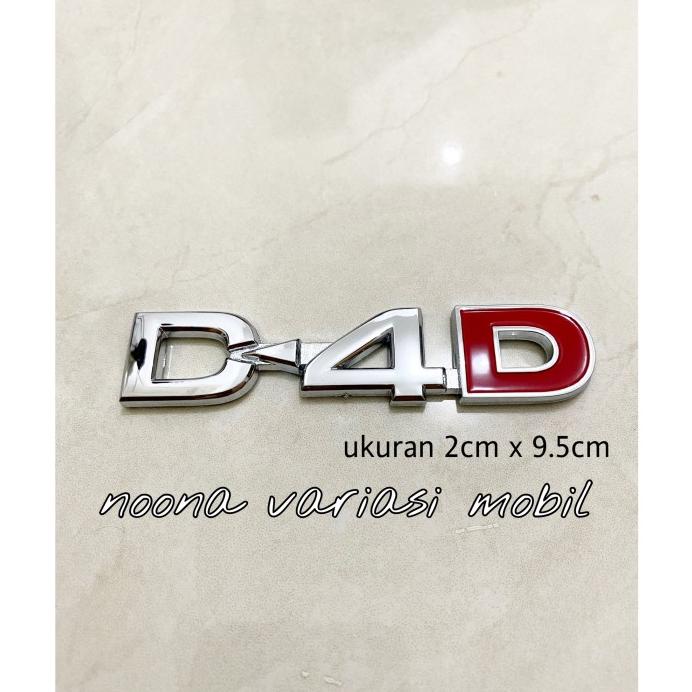 Jual Logo Emblem D4D Toyota Hilux Fortuner Innova | Shopee Indonesia