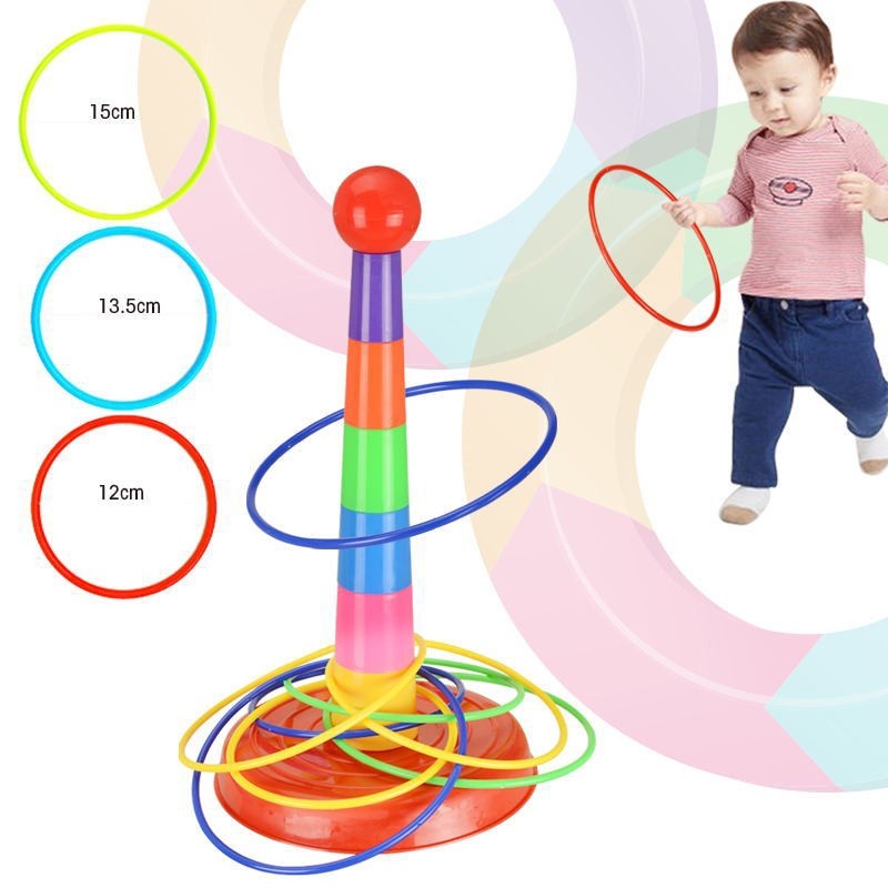 Jual SELLY Mainan Anak LEMPAR GELANG Ring Throw Ring Toss Lempar Cincin ...