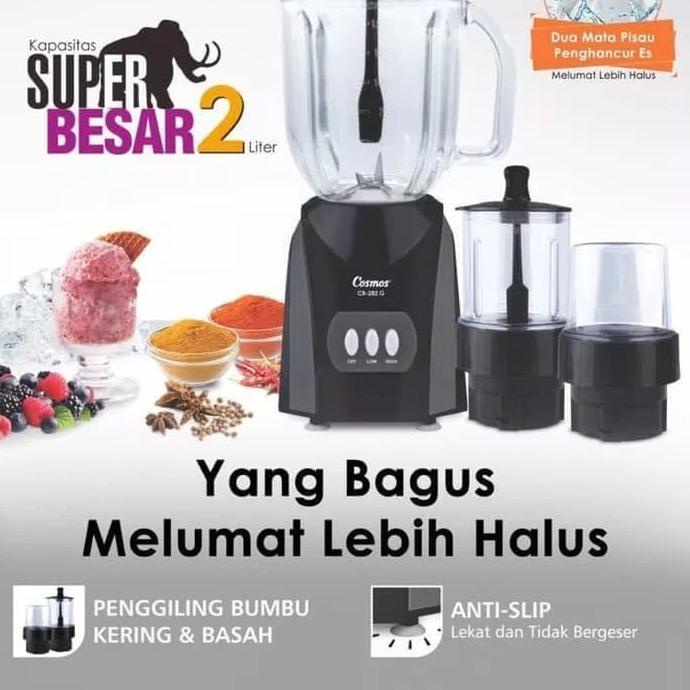 Jual COSMOS blender kaca 2L CB 282G / blender 2 liter CB282G / CB 282 G ...