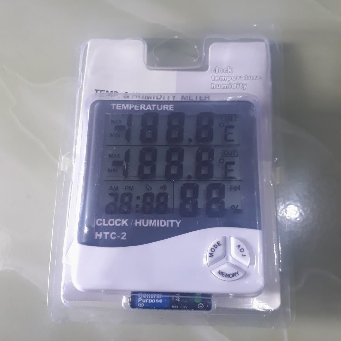 Jual Terlaris Temperature & Humidity Meter Htc 2 Alat Ukur Suhu Ruang ...