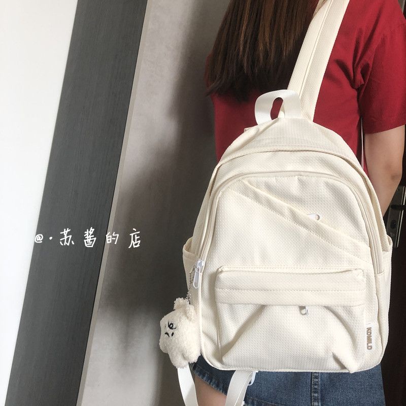 Jual Tas sekolah kecil ransel mini warna solid cocok untuk dibawa ...