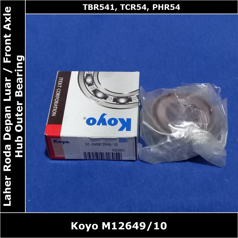 Jual Laher Bearing Roda Depan Luar Isuzu Traga Euro 2 & Euro 4 Koyo ...