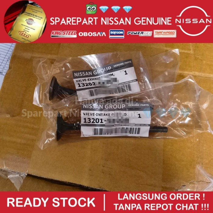 Jual Navara D40 Yd25 Klep Api Minyak Valve Exhaust Intake 100% Ori ...