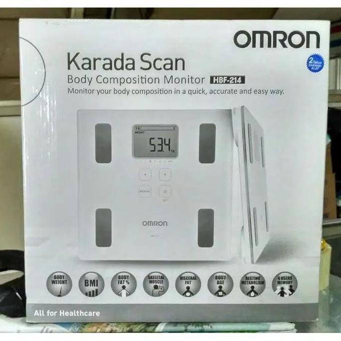 Jual karada scan HBF 214 omron timbangan karada scan omron HBF 214 ...