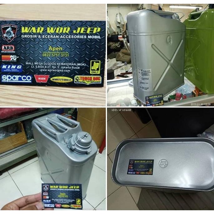 Jual Jerigen Besi Bbm Original Toyota | Shopee Indonesia
