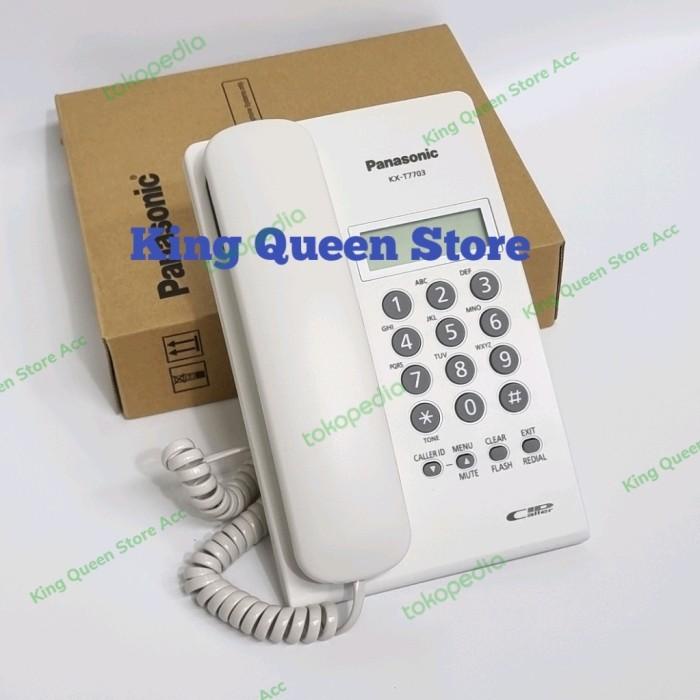 Jual Telepon Rumah Kantor Line Telpon Panasonic Kx-T7703 Pesawat ...